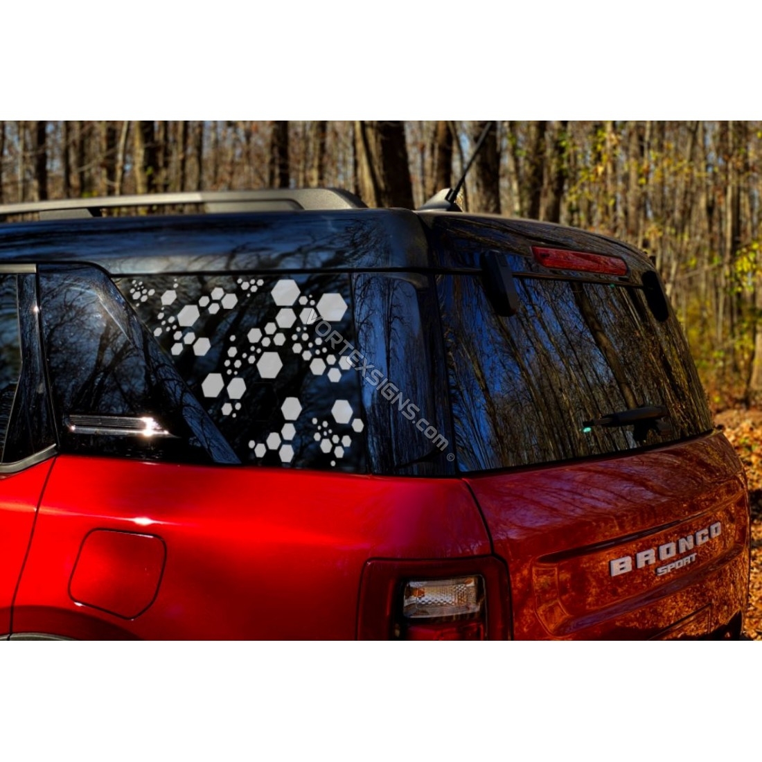 Ford Bronco Sport Quarter Panel Forest trees decal