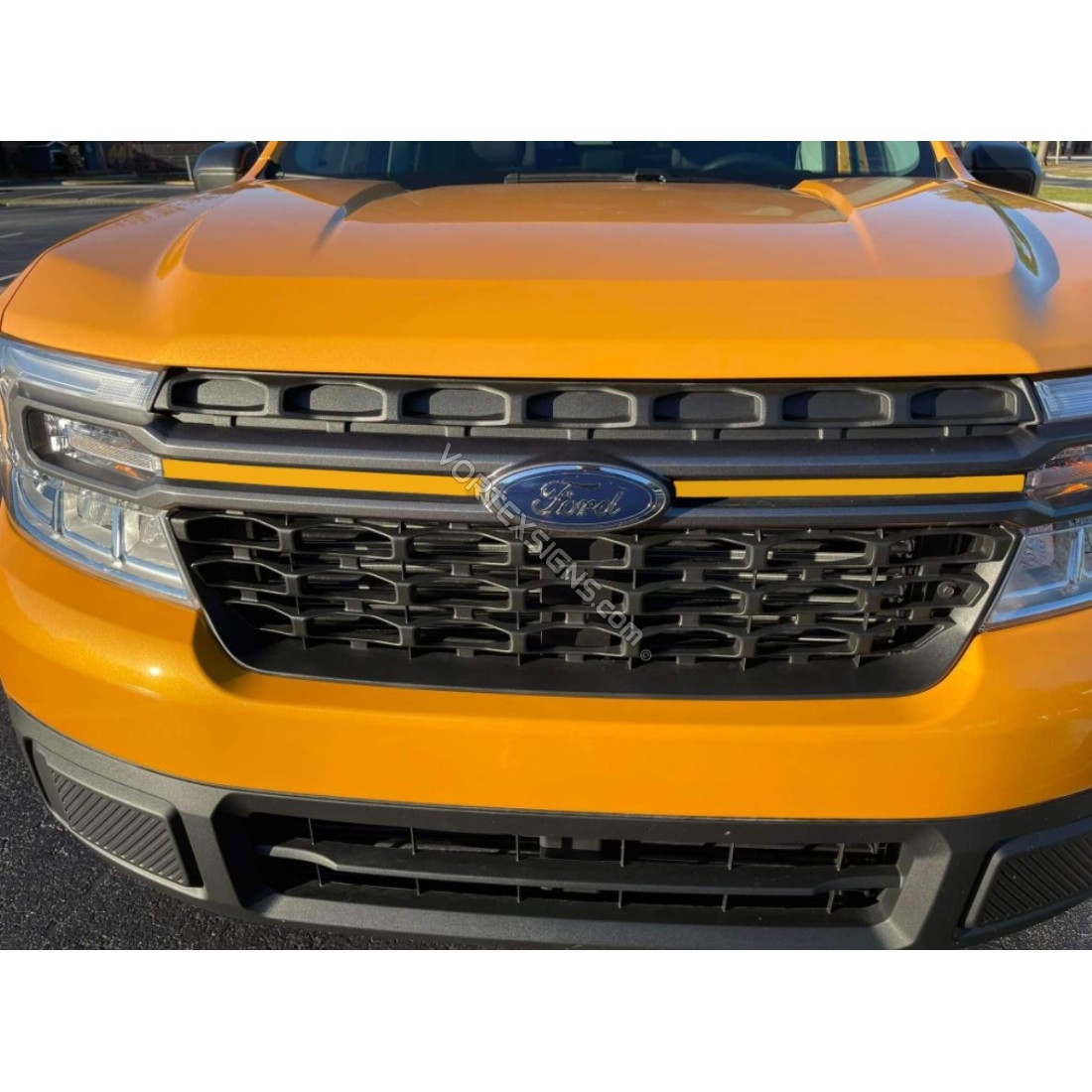 Ford maverick grille accent color stripe 2021-2026