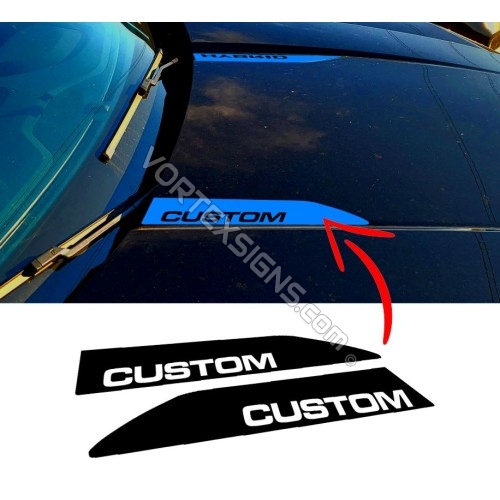2022 Ford Maverick side vinyl body stripes graphics
