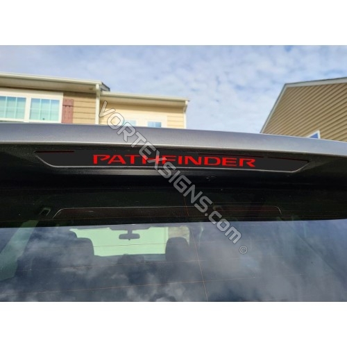 Door stripe overlay vinyl for 2022 Nissan Pathfinder