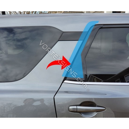 Gloss door trim Protection film for 2022 Nissan Pathfinder