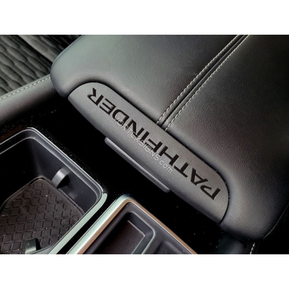 Vinyl Letters console inlays decal for 2022 Nissan Pathfinder