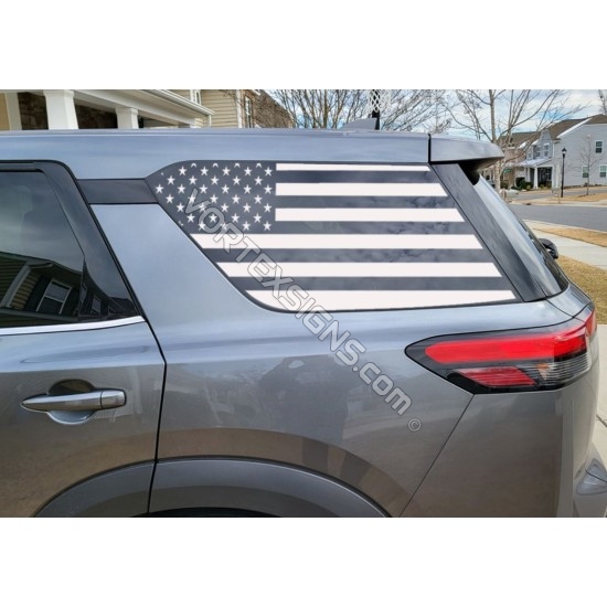 American Flag window for 2022 Nissan Pathfinder