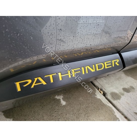 Vinyl Letters Door inlays decal for 2022-2027 Nissan Pathfinder
