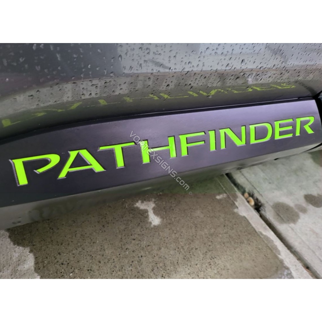 Vinyl Letters Door inlays decal for 2022-2027 Nissan Pathfinder