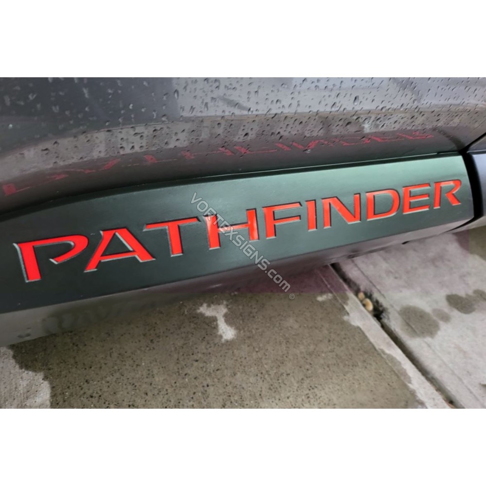 Vinyl Letters Door inlays decal for 2022-2027 Nissan Pathfinder