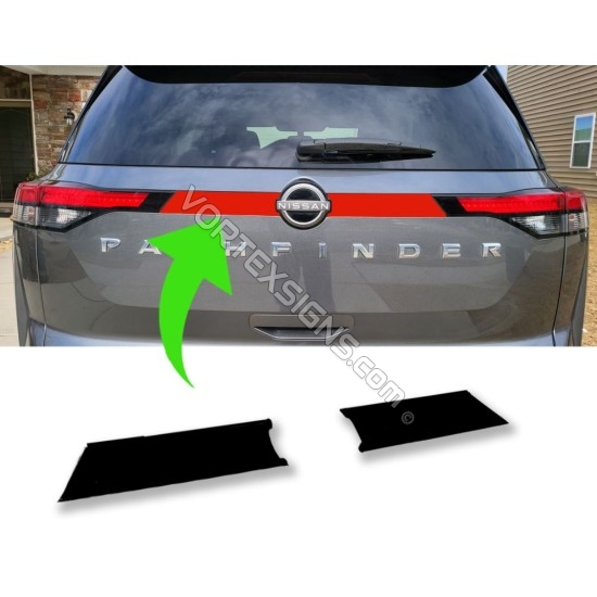 Rear Panel Overlay decal for 2022 Nissan Pathfinder