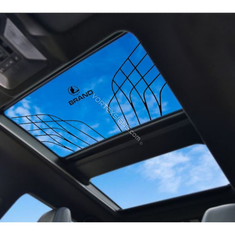 Kia Telluride sunroof decal: Maybach style graphics