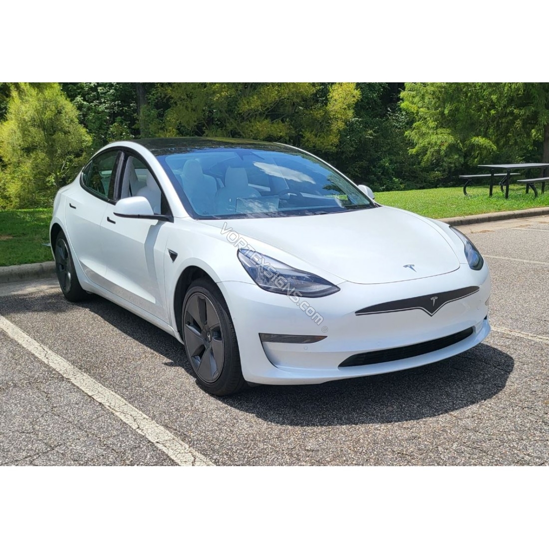Tesla grille decal for Model 3 or Model Y accessory