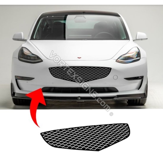 Genesis style Tesla bumper grille for Model Y Model 3