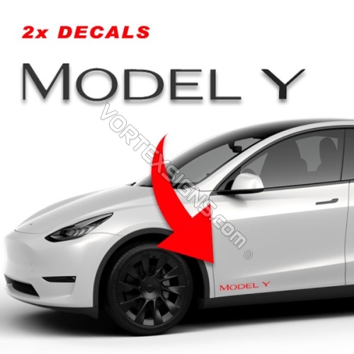 SALE! Tesla Model 3 Model Y front bumper grille decal overlay