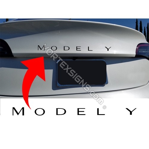 SALE! Tesla Model Y Letters door accent decal sticker