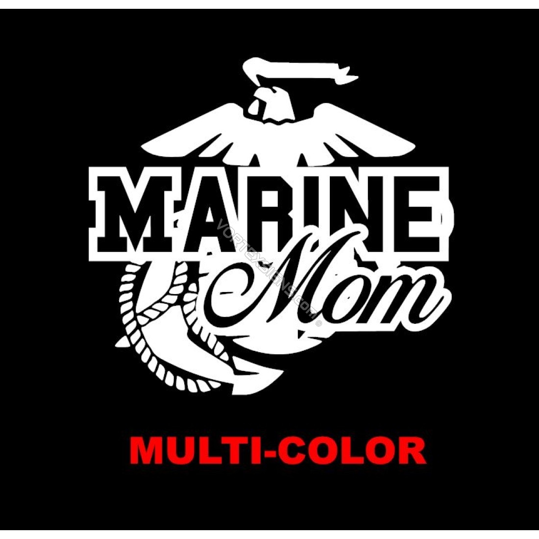 USMC Marine Proud Mom car decal sticker online