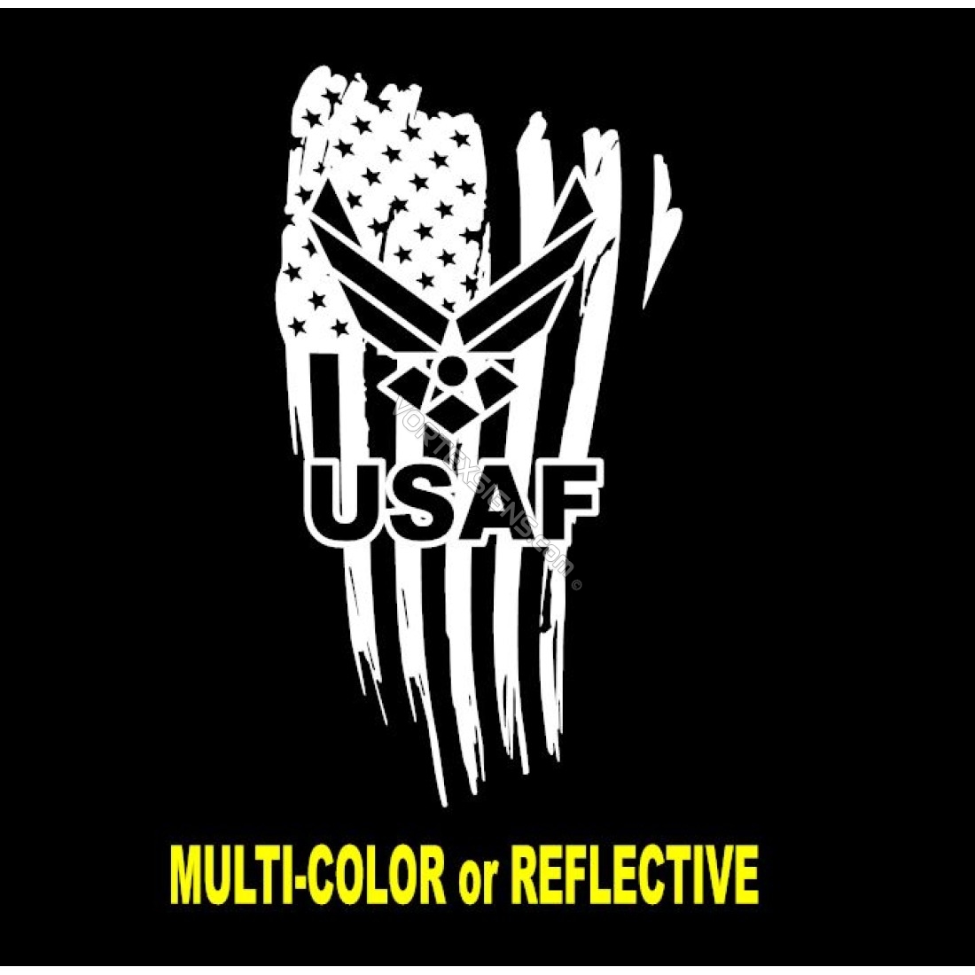 USAF logo Flag decal sticker online - 10% Off