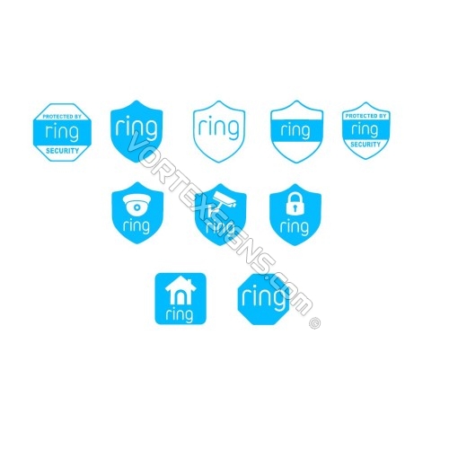 SALE! Ring shield alarm security stickers online - 10% OFF