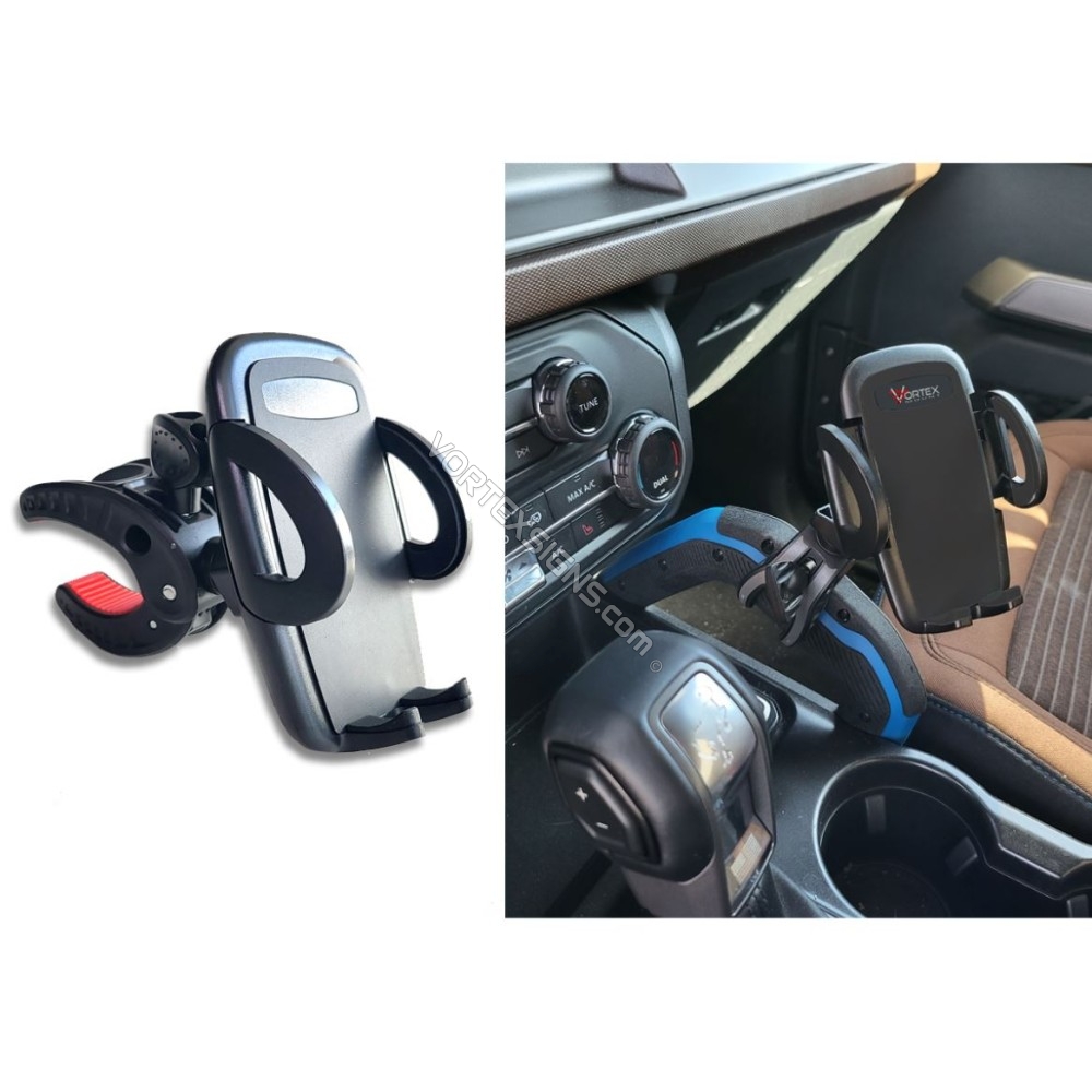 Cell phone mount for Ford Bronco Center console claw