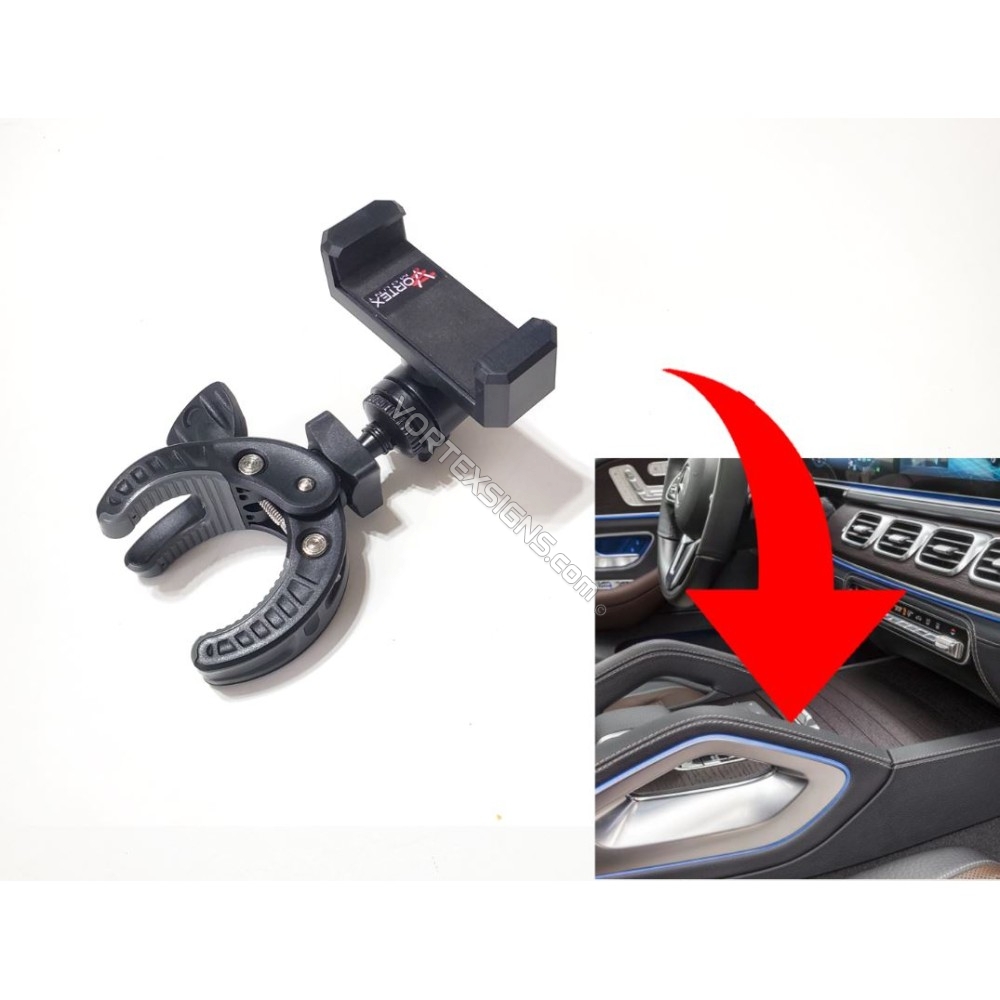 WOW! Mercedes GLE GLC GLS dashboard cell phone mount